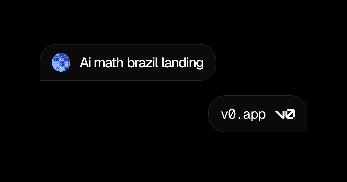 Ai math brazil landing - v0 by Vercel