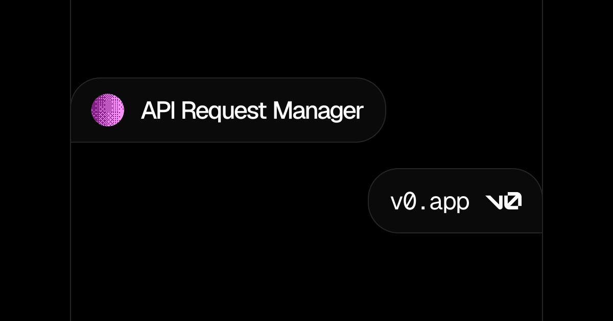 API Request Manager - v0 by Vercel
