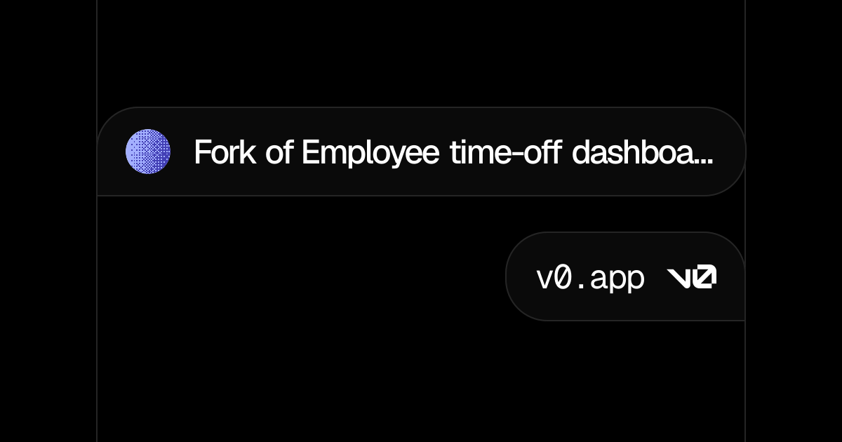 Fork Of Employee Time Off Dashboard V0 By Vercel 3949