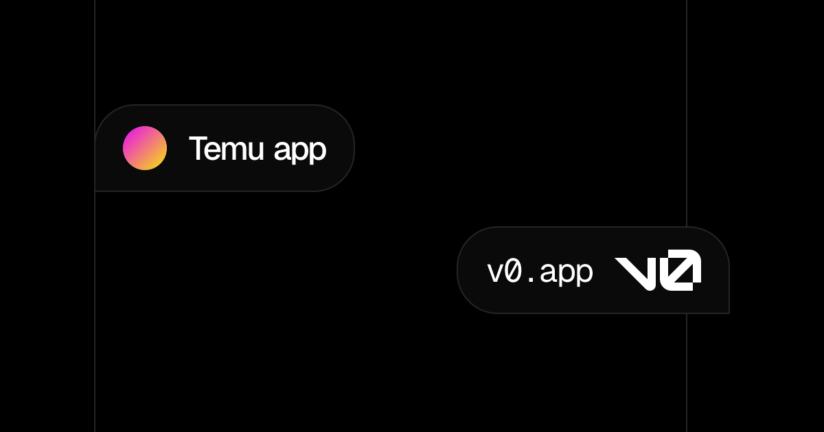 Temu app - v0 by Vercel
