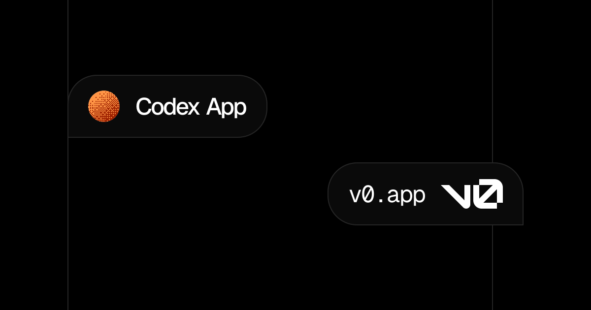 Codex App - v0 by Vercel