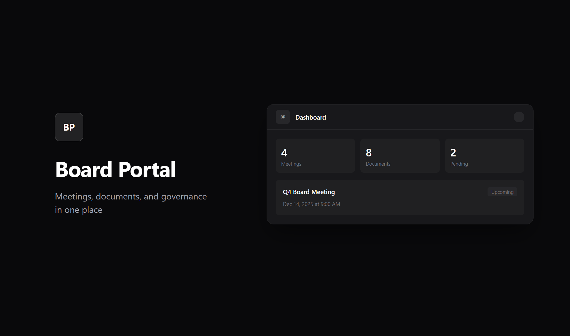 Board Portal - Apps & Games Templates - v0 by Vercel
