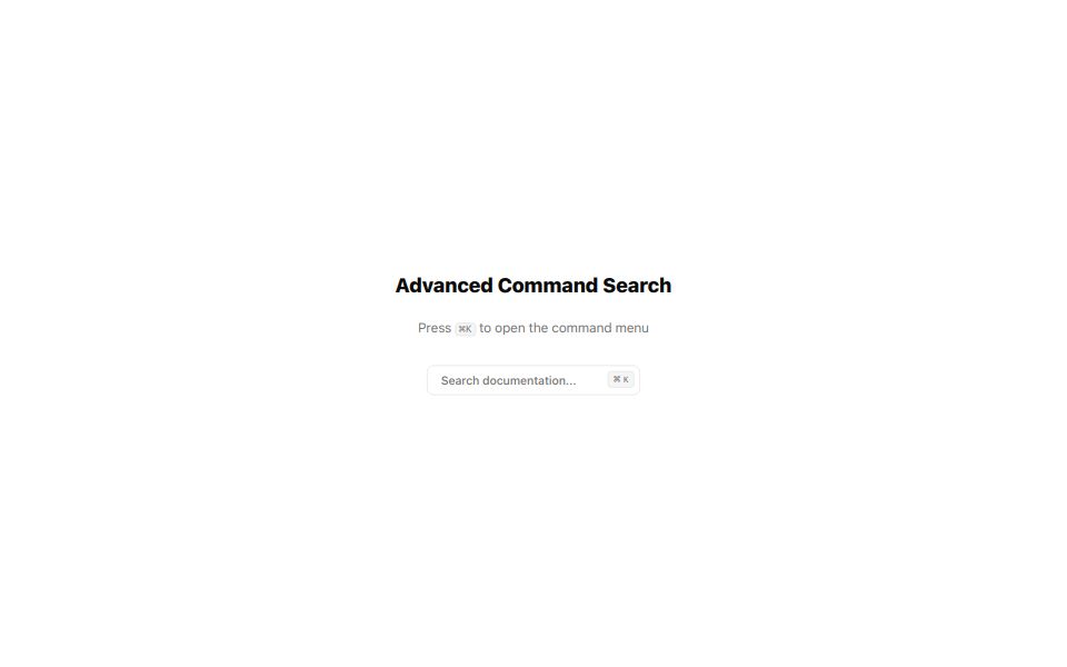 Advanced search box component - Components Templates - v0 by Vercel
