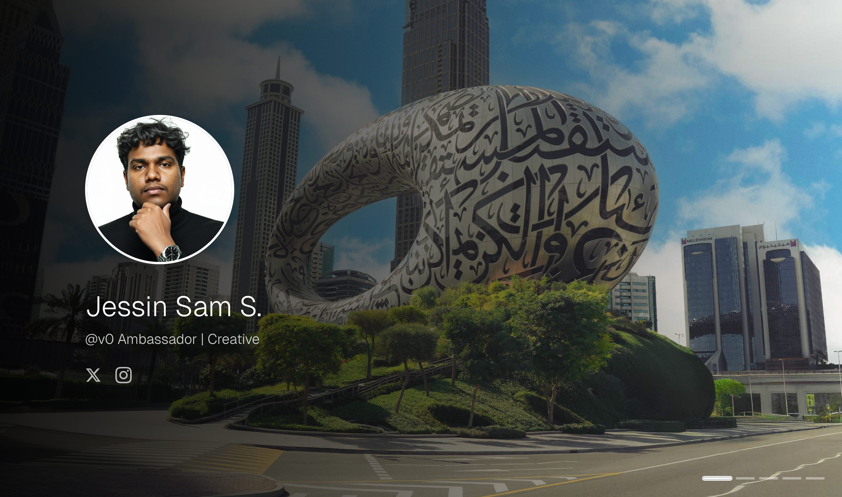 Creative Portfolio Hero Section – Modern, Standout Design - Landing ...