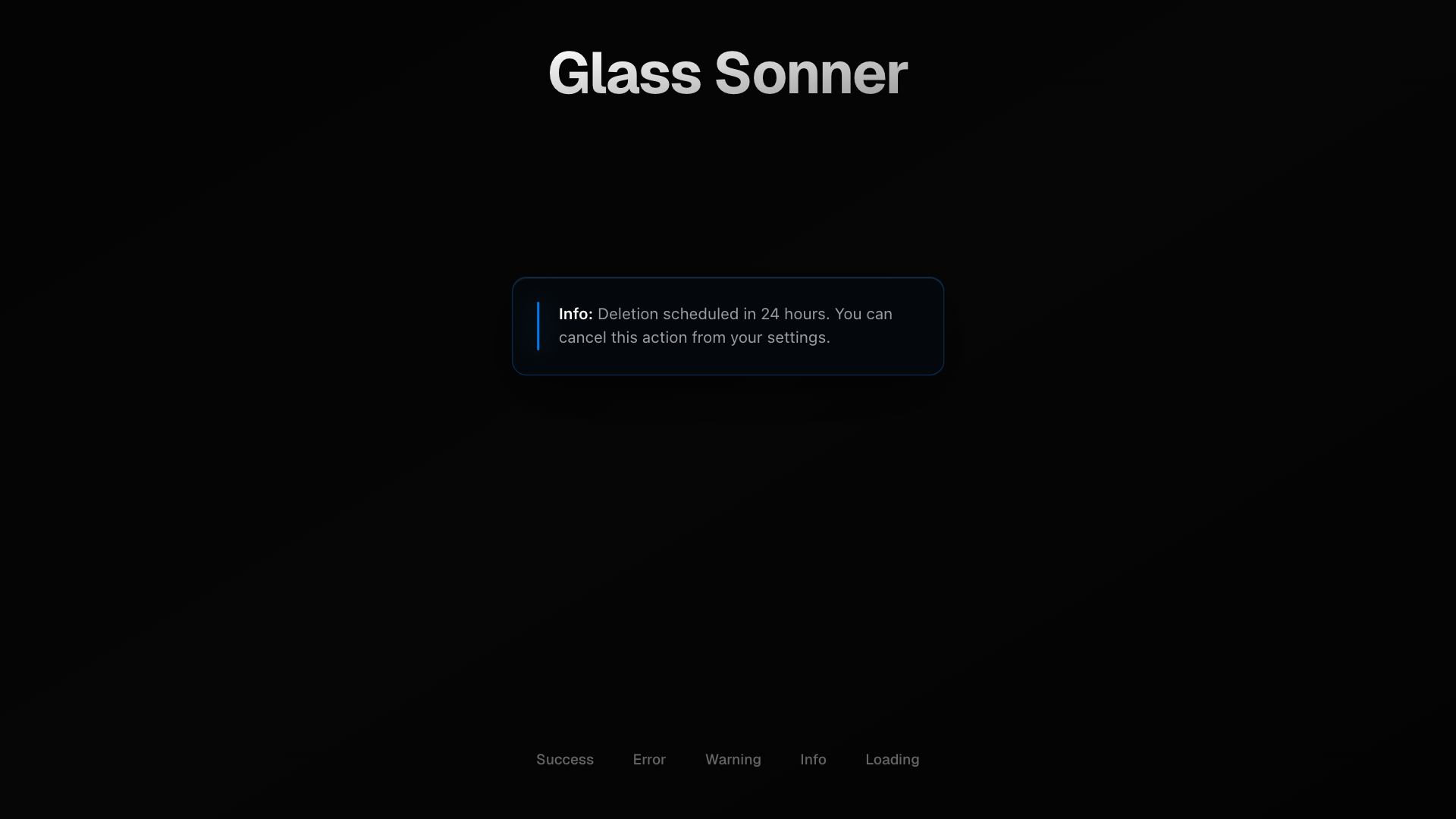 Glass Sonner - Components Templates - v0 by Vercel