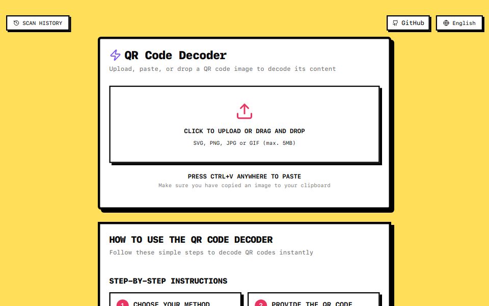 v0 - Qr code to text - v0 by Vercel