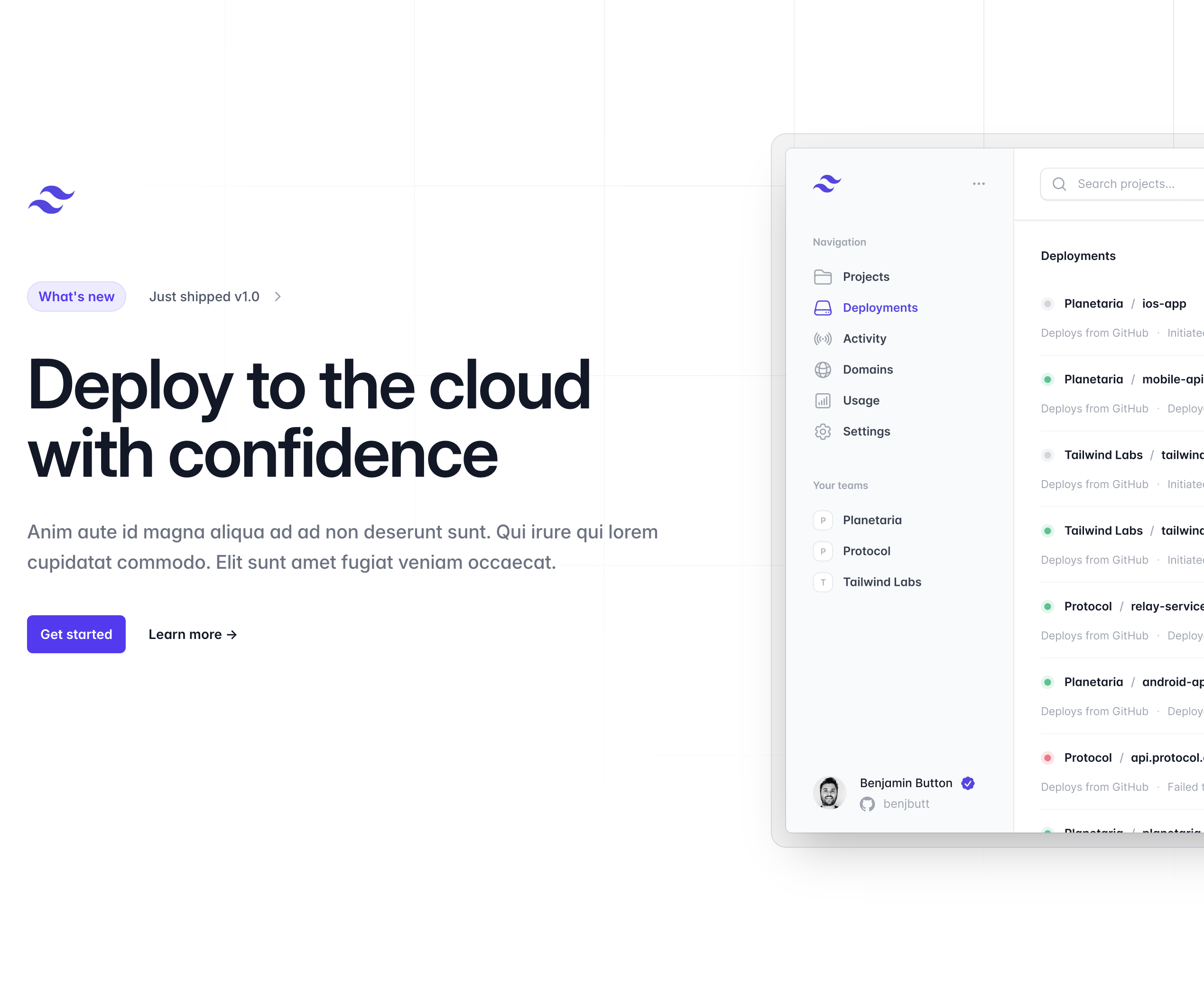 v0 - Hero Section | Split with screen - v0 by Vercel