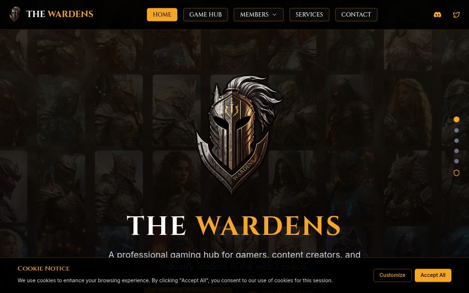 The Wardens website - Landing Pages Templates - v0 by Vercel