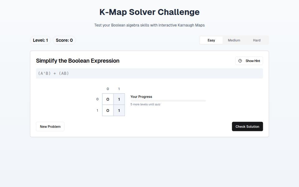 Kmap Game - v0 by Vercel