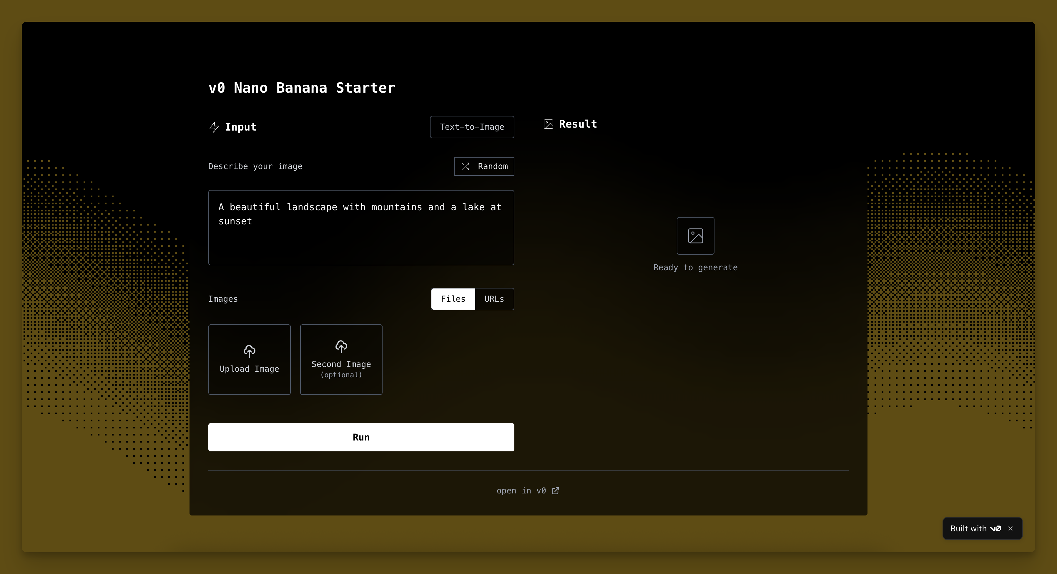 Nano Banana Starter - AI Templates - v0 by Vercel