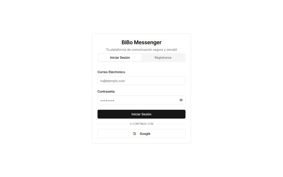 BiBo Messenger clone - Apps & Games Templates - v0 by Vercel