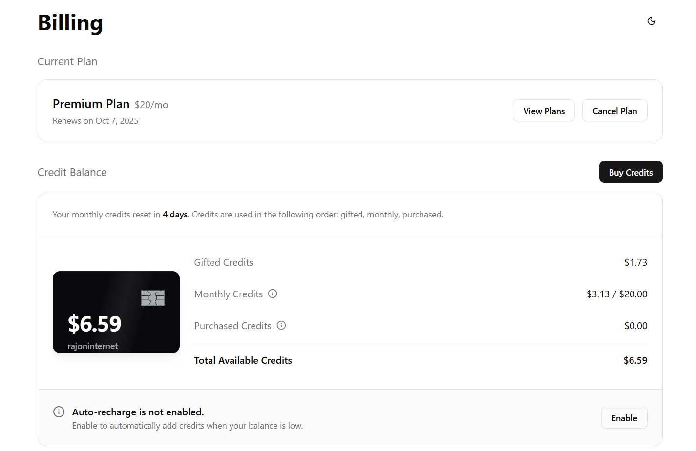 Billing Dashboard UI (v0 style) - Dashboards Templates - v0 by Vercel