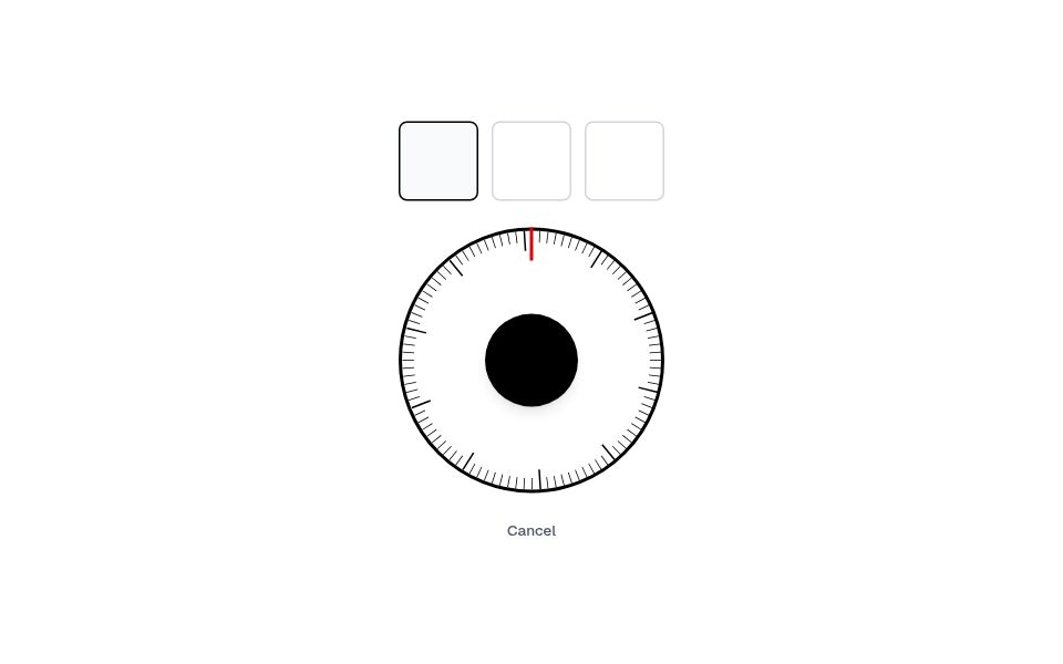Circular Dial Code Input - Components Templates - v0 by Vercel
