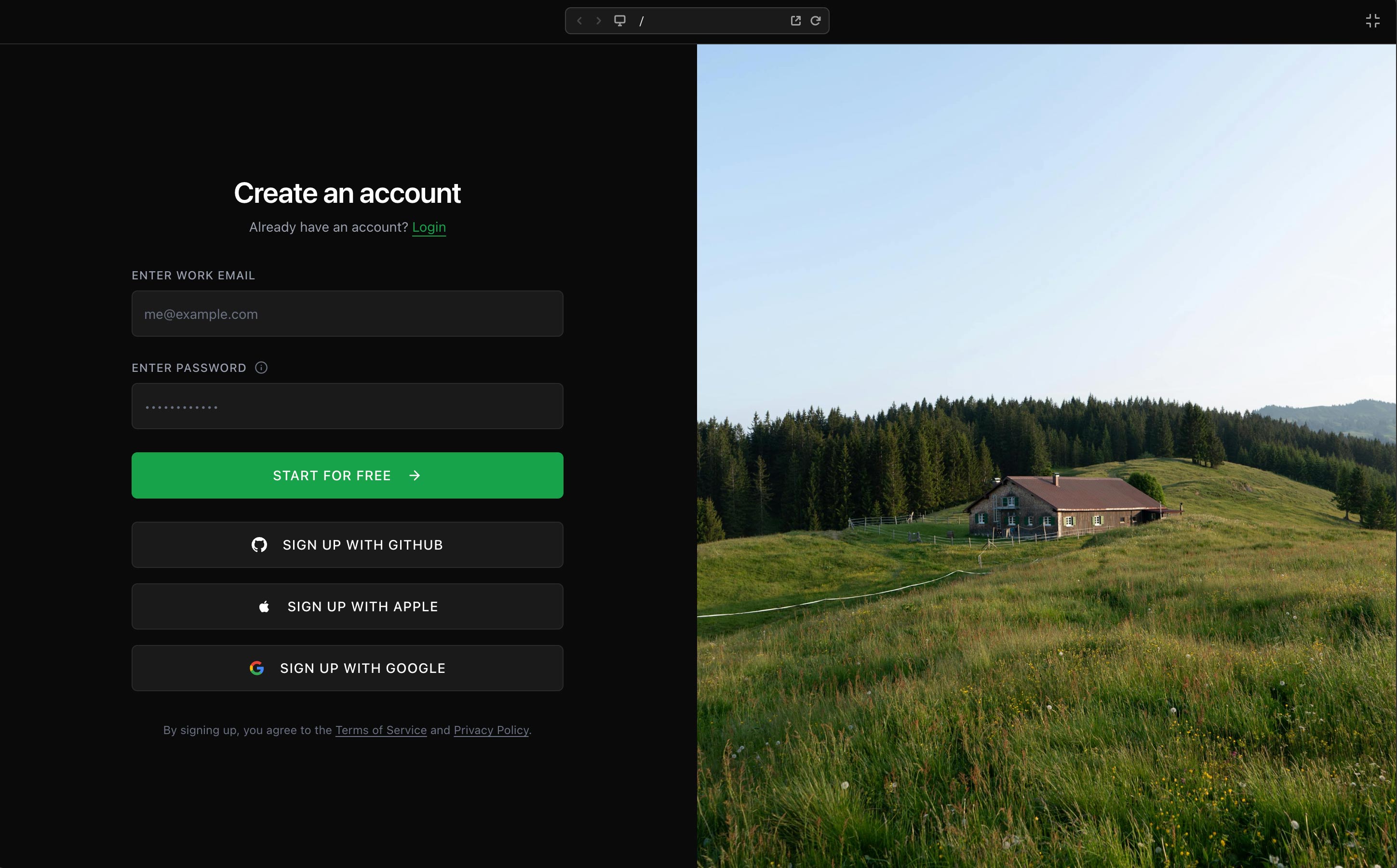 v0 - Modern Auth Page with Sliding Animation - v0 by Vercel