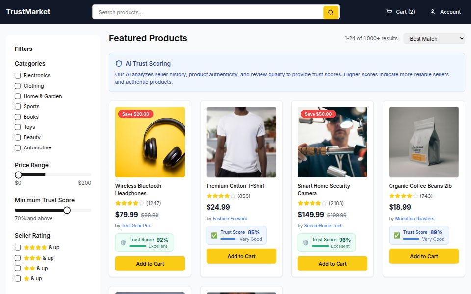 Amazon UI Design - E-commerce Templates - v0 by Vercel