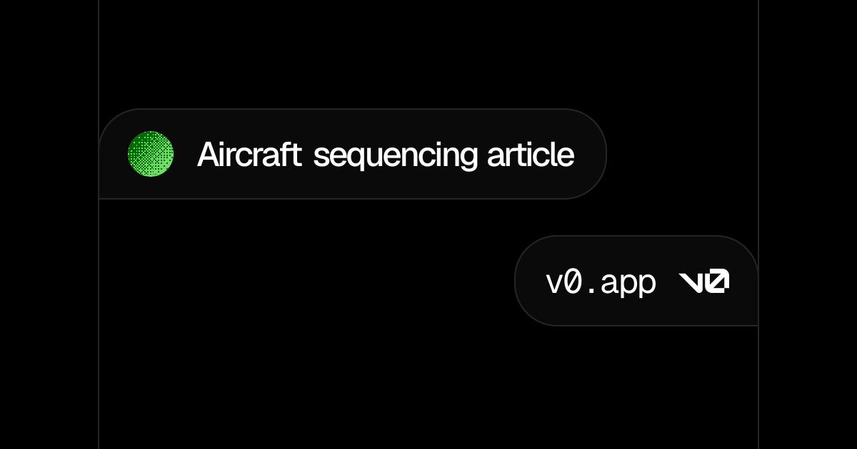 Aircraft sequencing article - v0 by Vercel