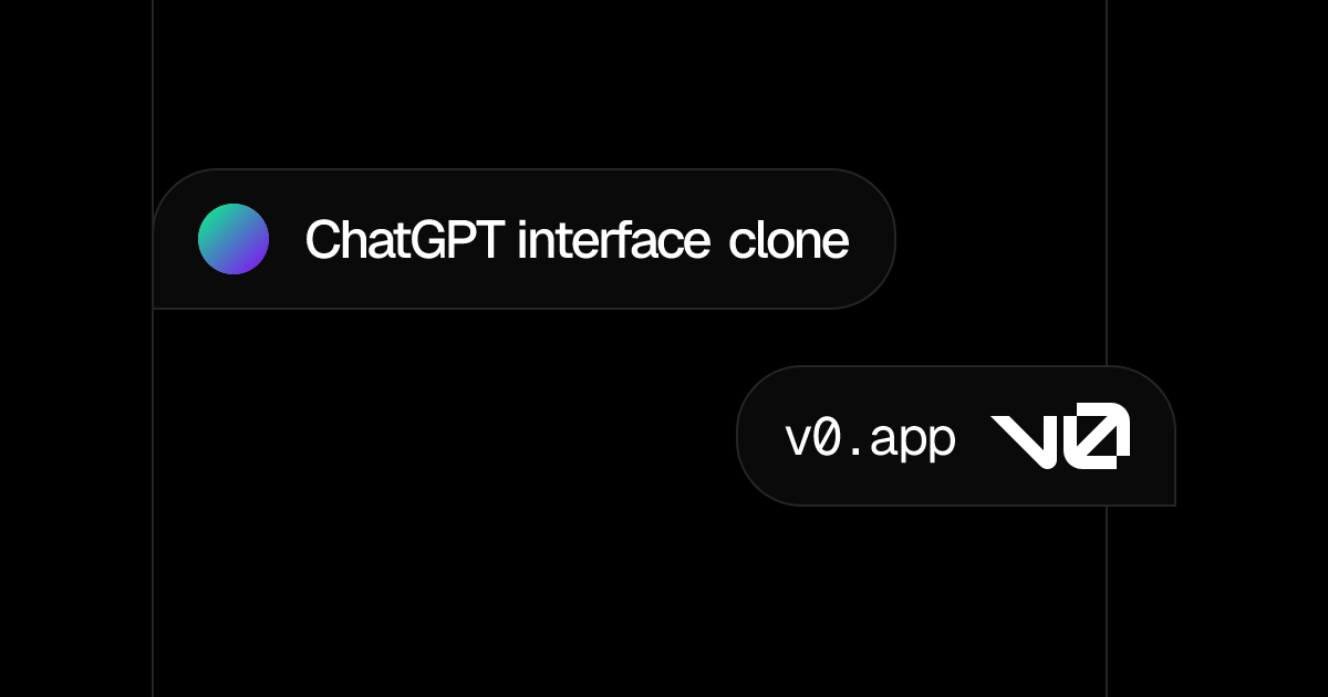 ChatGPT interface clone - v0 by Vercel