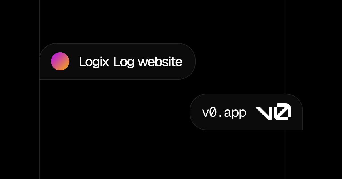 Logix Log website - v0 by Vercel