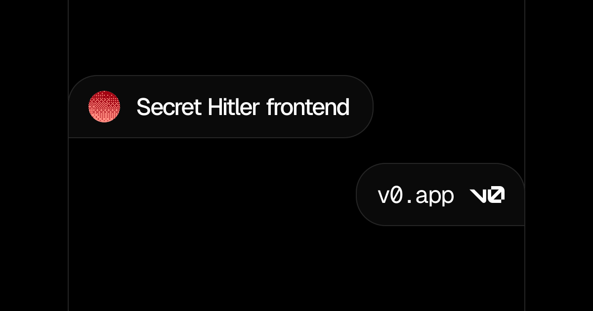 Secret Hitler frontend - v0 by Vercel
