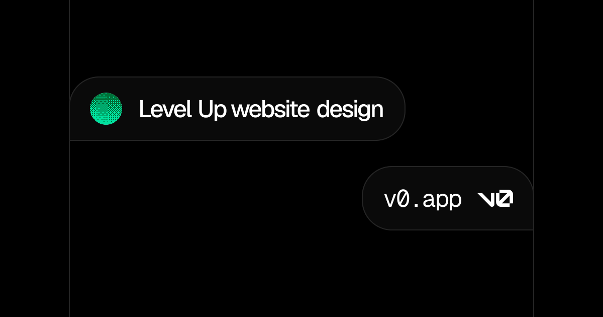 Level Up website design - v0 by Vercel
