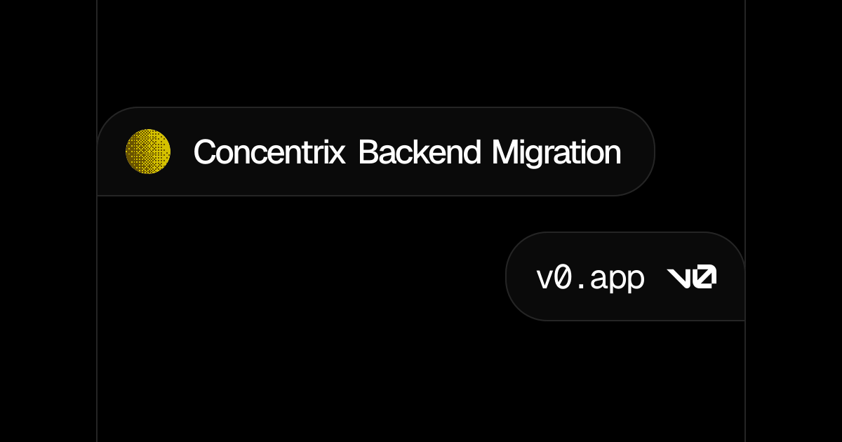 Concentrix Backend Migration - v0 by Vercel