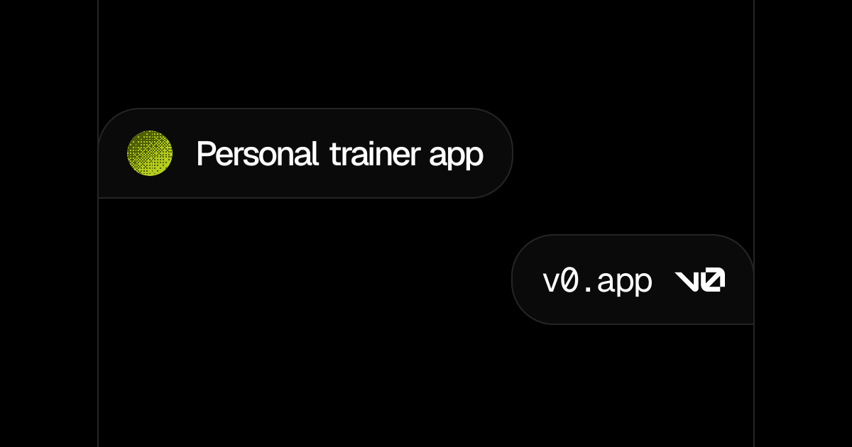 Personal trainer app - v0 by Vercel