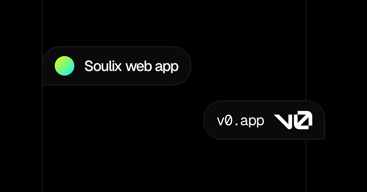 Soulix web app - v0 by Vercel