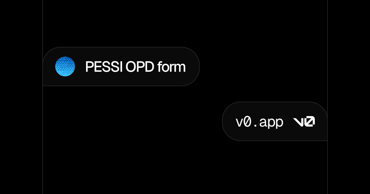 PESSI OPD form - v0 by Vercel