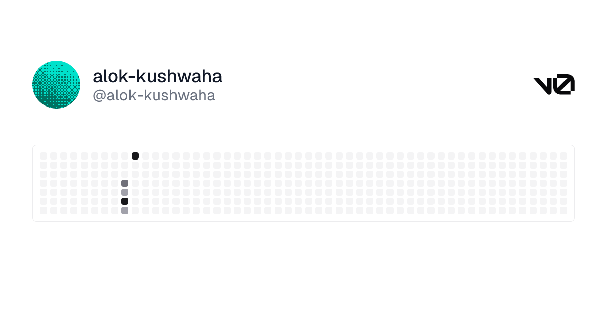 v0 - alok-kushwaha - v0 by Vercel