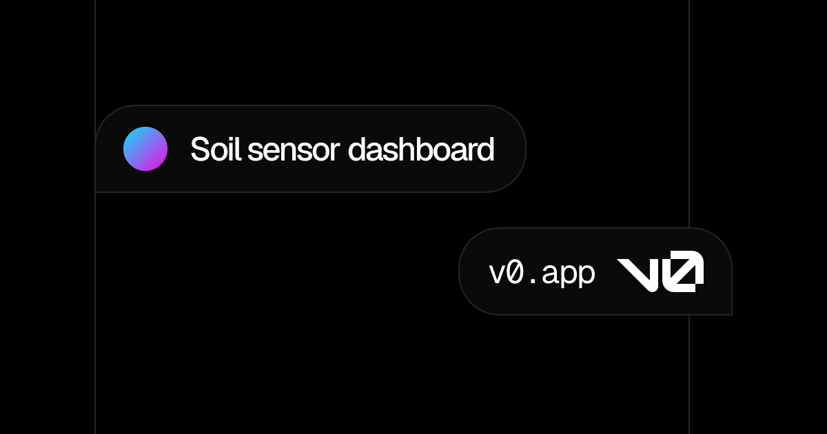 Soil sensor dashboard - v0 by Vercel