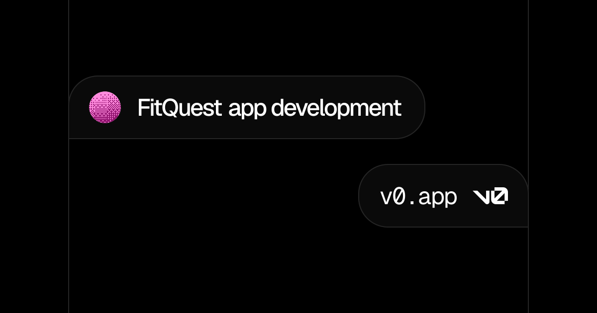 FitQuest app development - v0 by Vercel