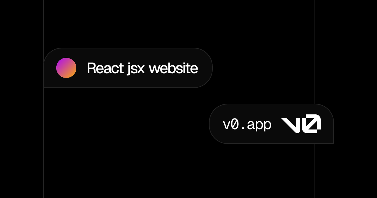 React jsx website - v0 by Vercel