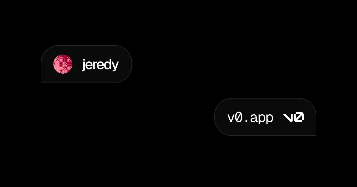 jeredy - v0 by Vercel