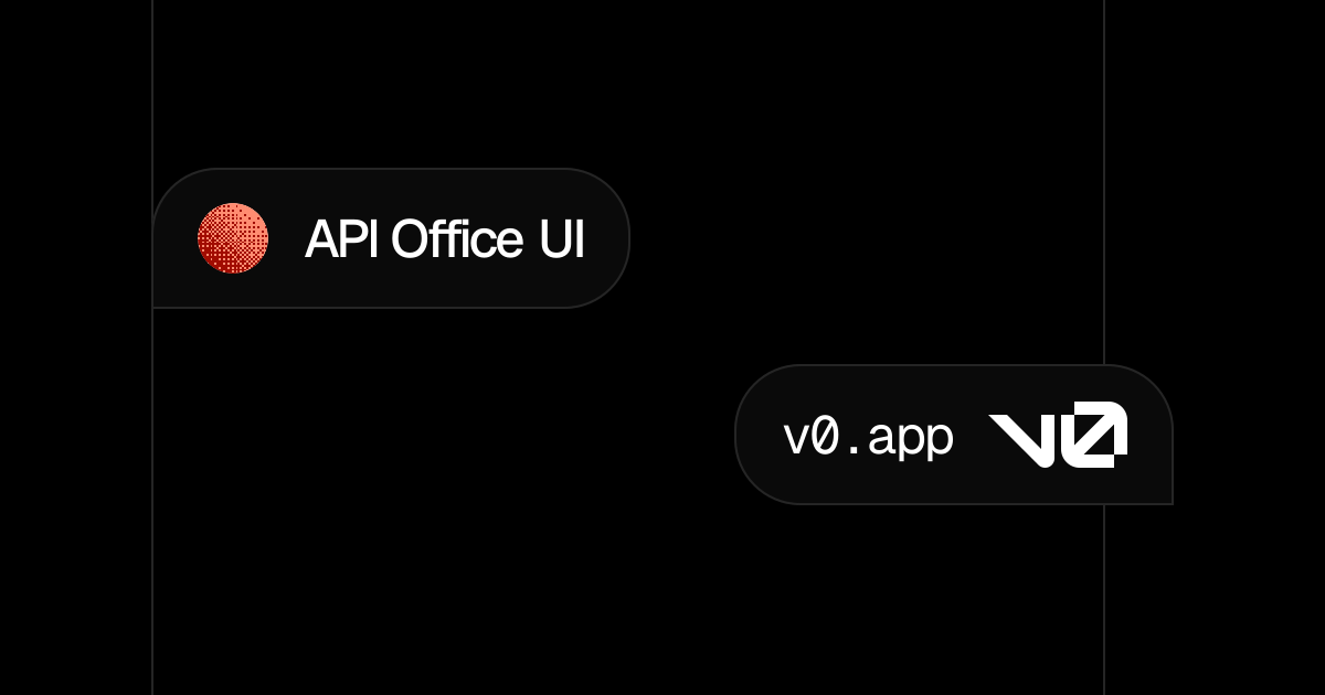 API Office UI - v0 by Vercel