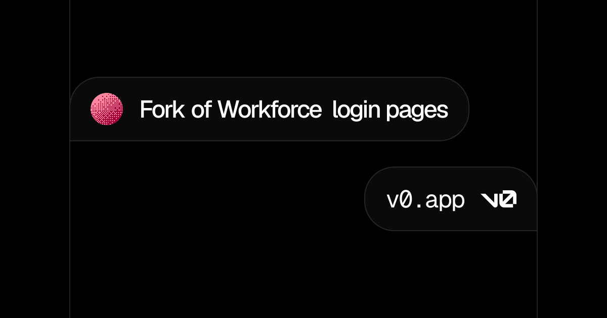 Fork of Workforce login pages - v0 by Vercel