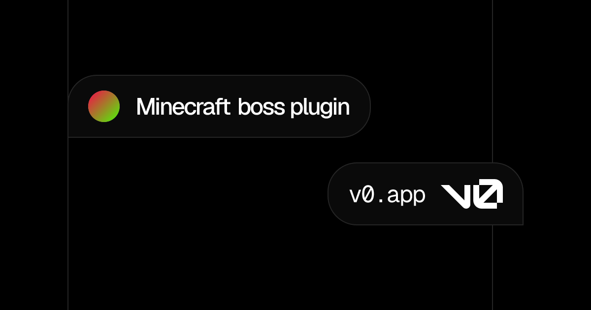 Minecraft boss plugin - v0 by Vercel
