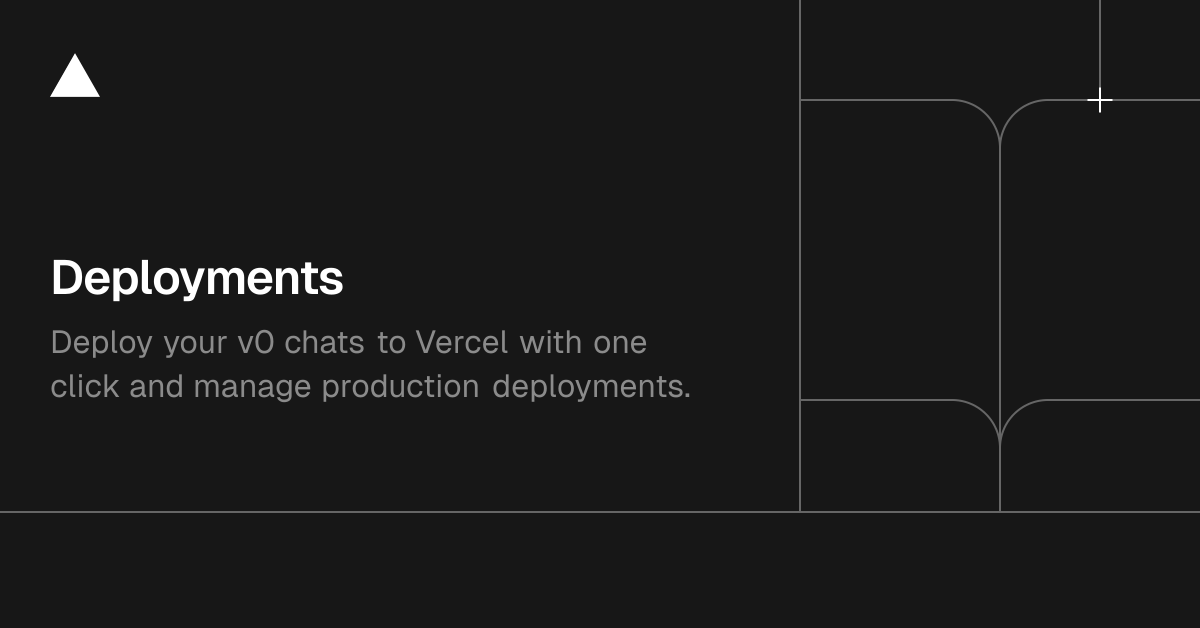 Deployments | v0 Docs
