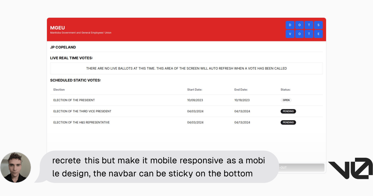 recrete this but make it mobile responsive as a mobile design, the ...