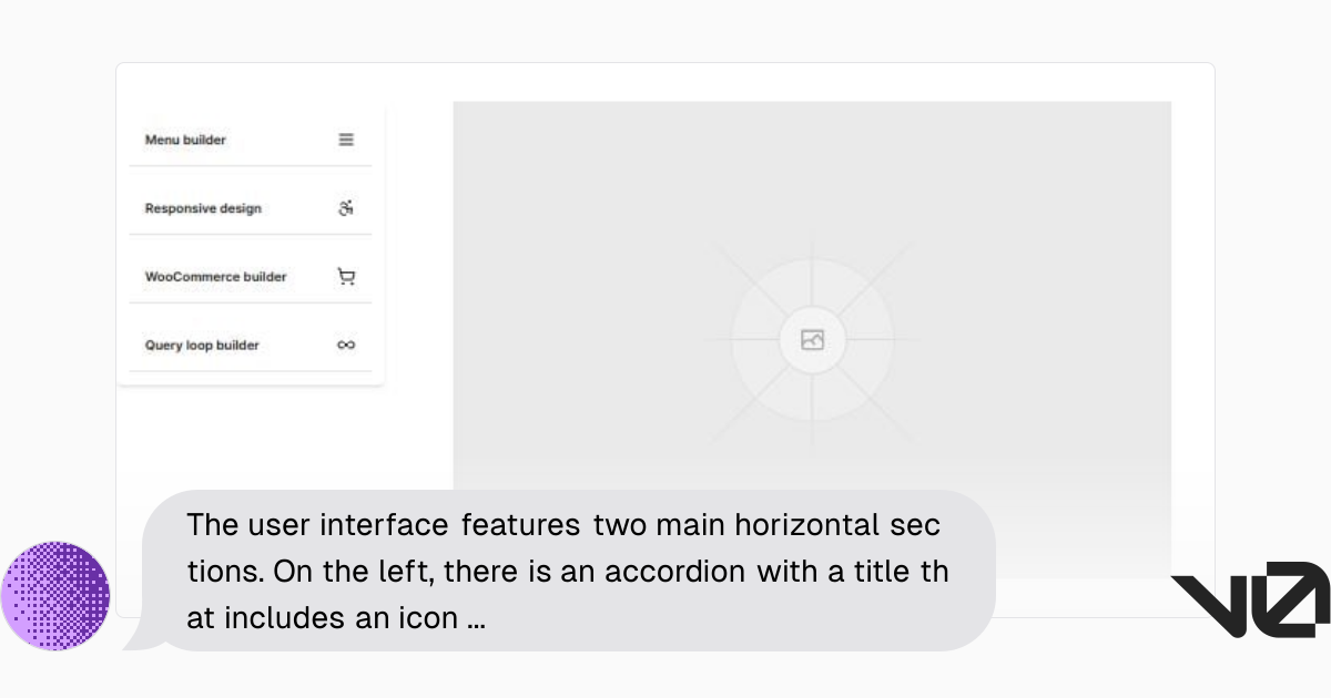 The user interface features two main horizontal sections. On the left ...