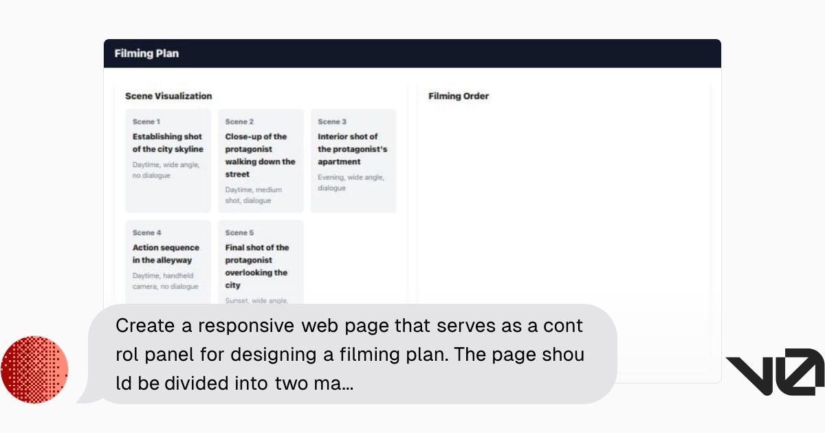 Create a responsive web page that serves as a control panel for ...
