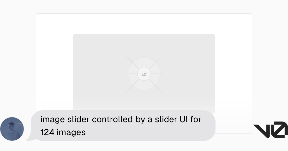 image slider controlled by a slider UI for 124 images | A shadcn/ui and ...