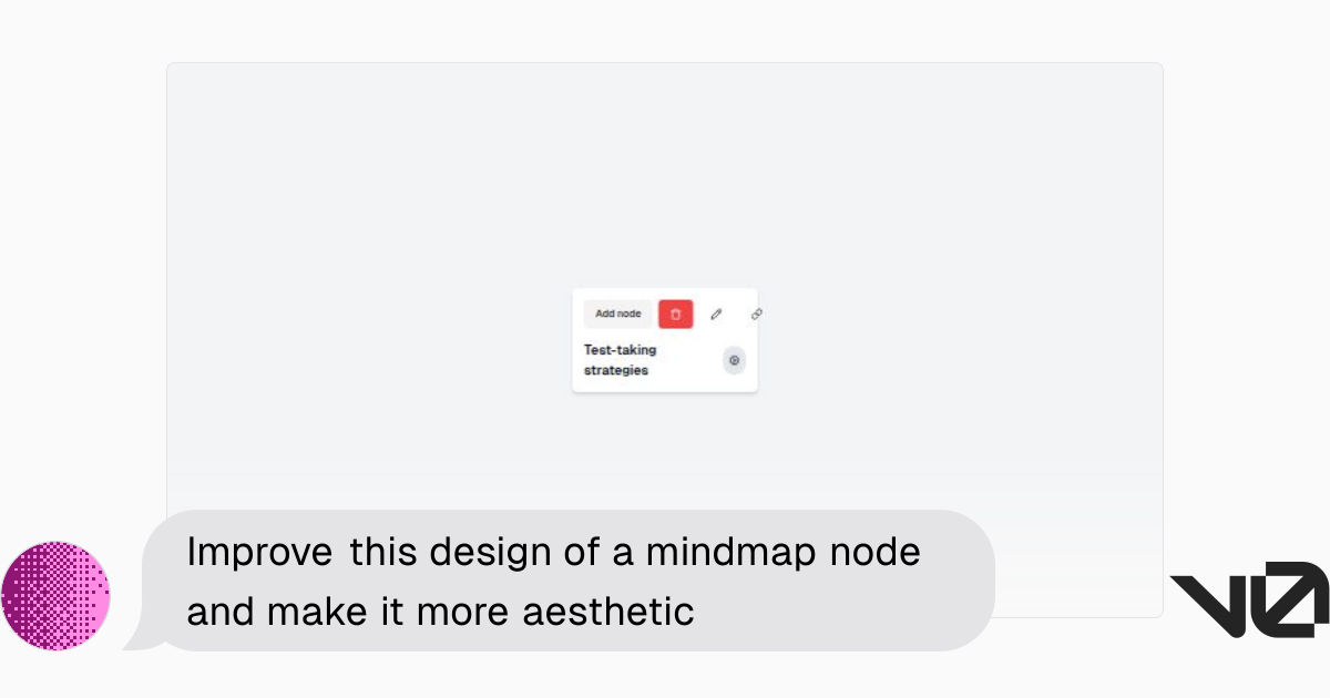Improve this design of a mindmap node and make it more aesthetic | A ...
