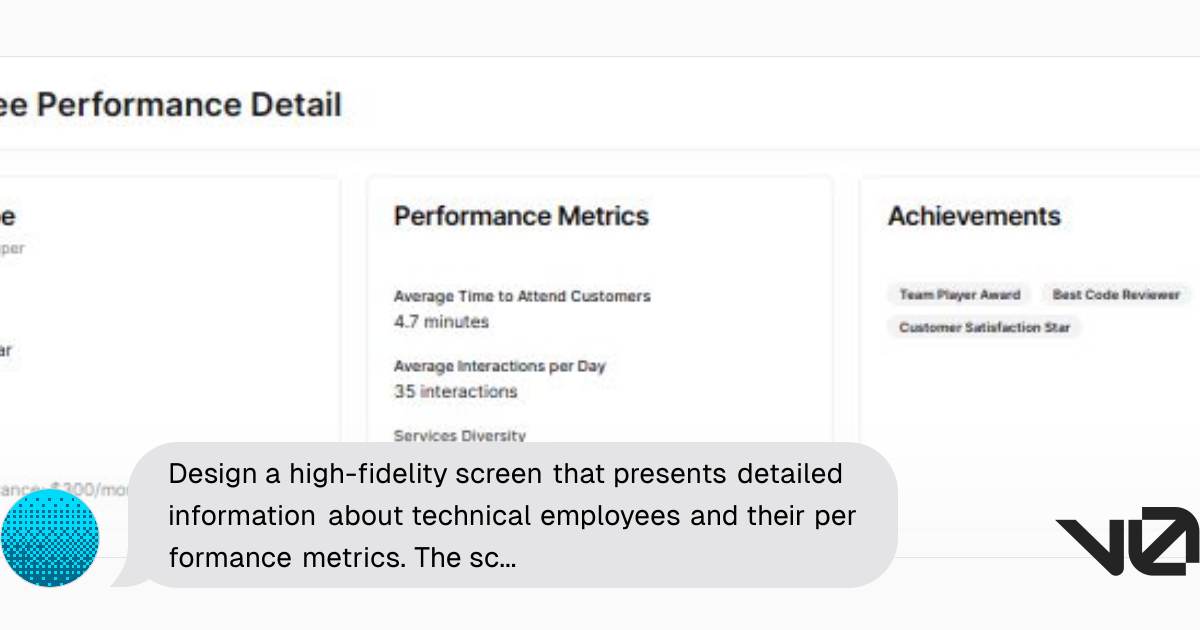 Design a high-fidelity screen that presents detailed information about ...
