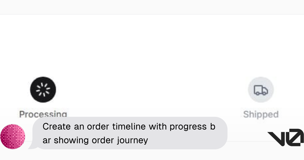 Create an order timeline with progress bar showing order journey | A ...