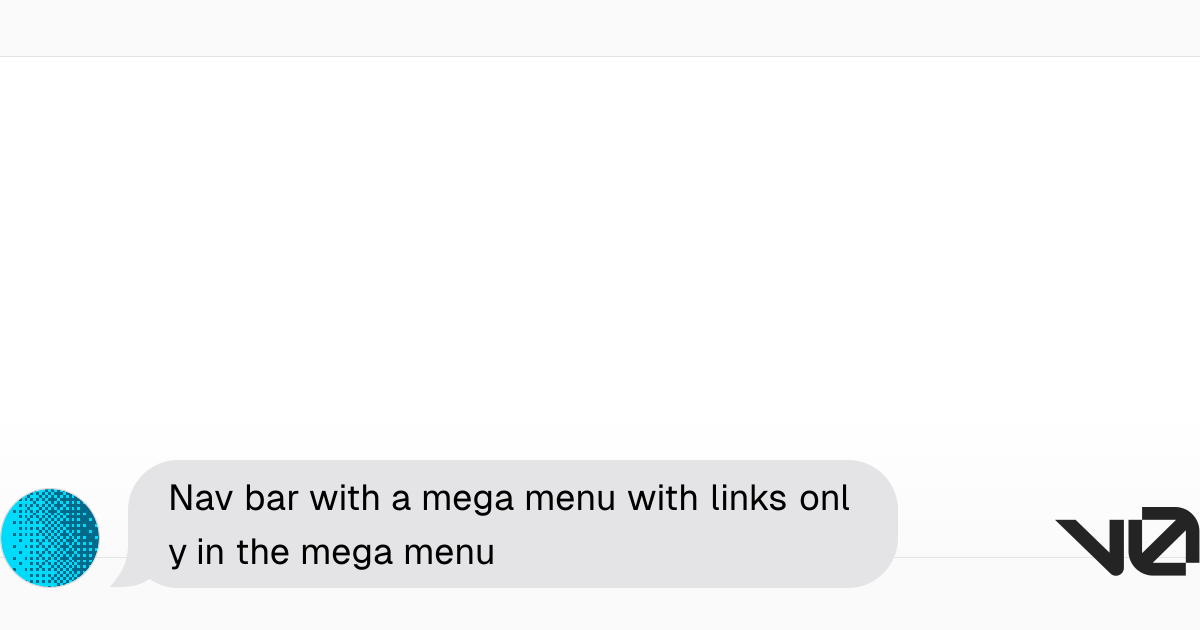 Nav bar with a mega menu with links only in the mega menu | A shadcn/ui ...