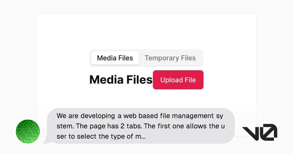 We are developing a web based file management system. The page has 2 tabs. The first one allows ...