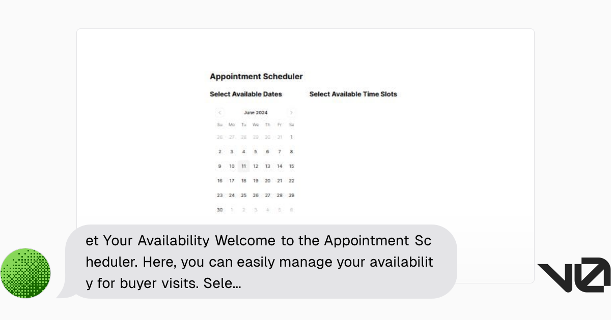 et Your Availability Welcome to the Appointment Scheduler. Here, you ...