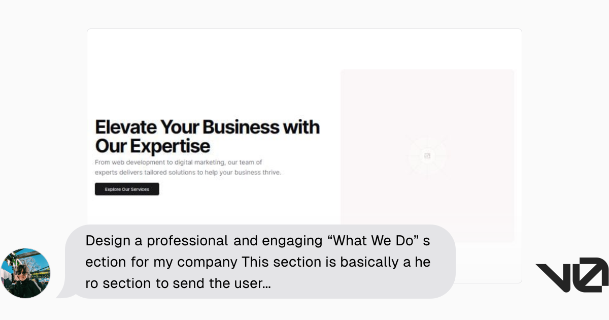 Design a professional and engaging “What We Do” section for my company ...