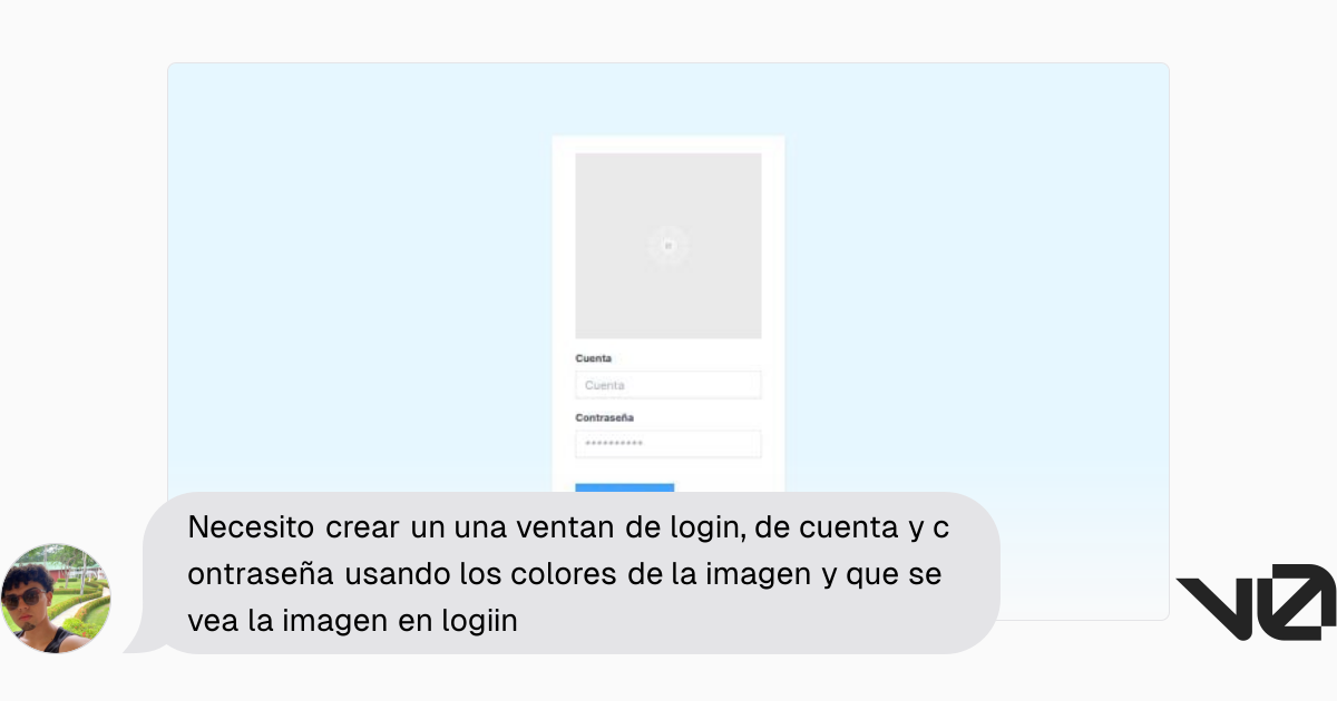 Necesito crear un una ventan de login, de cuenta y contraseña usando ...