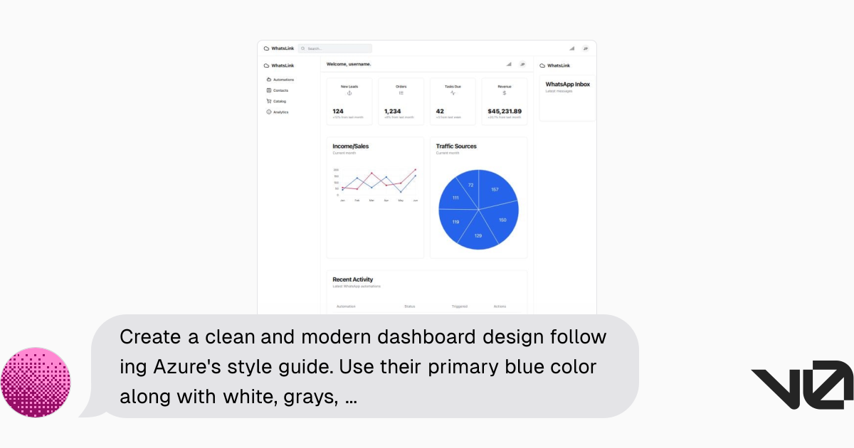 Create a clean and modern dashboard design following Azure's style ...